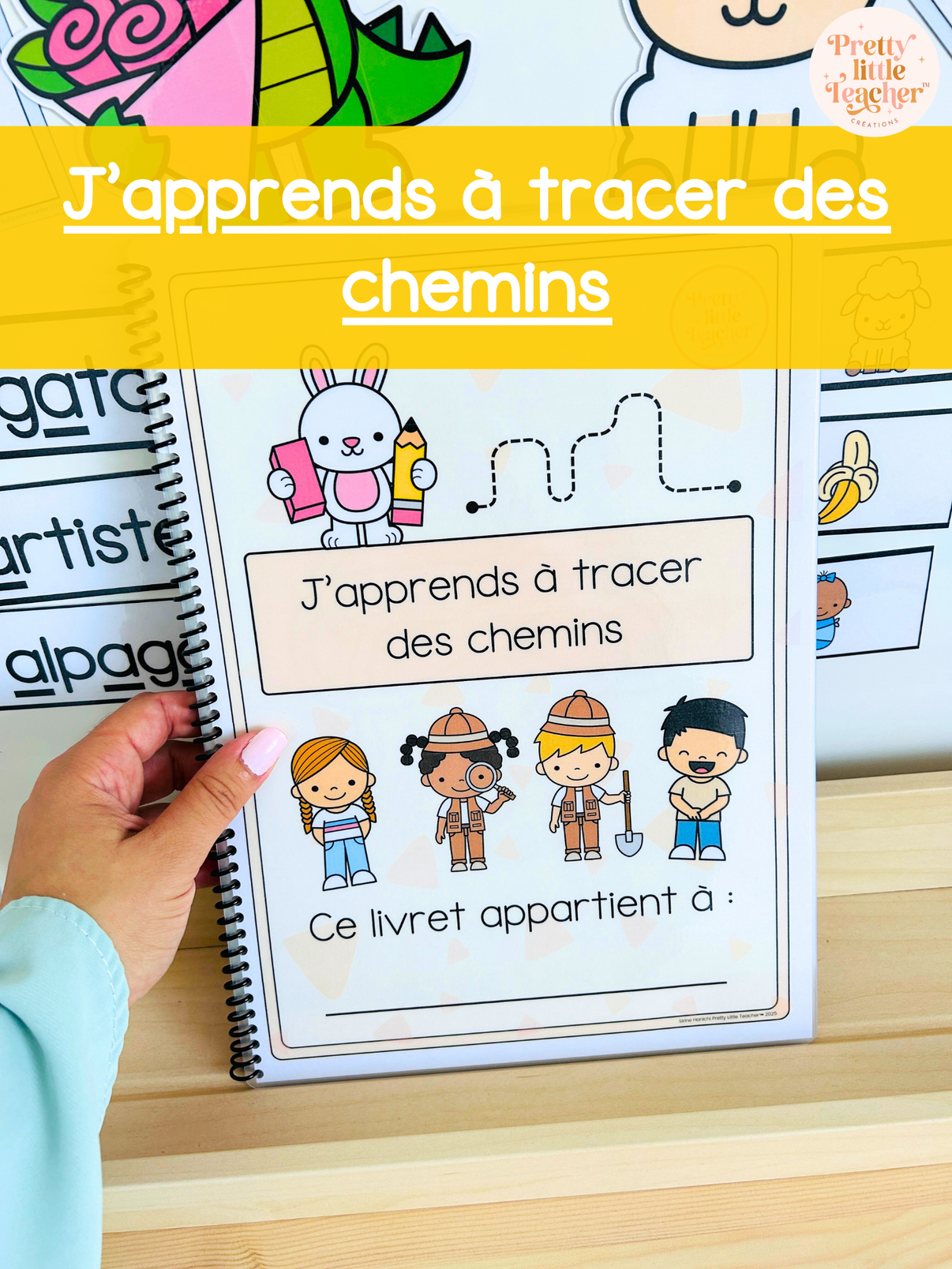 J'apprends à tracer des chemins – Pretty Little Teacher
