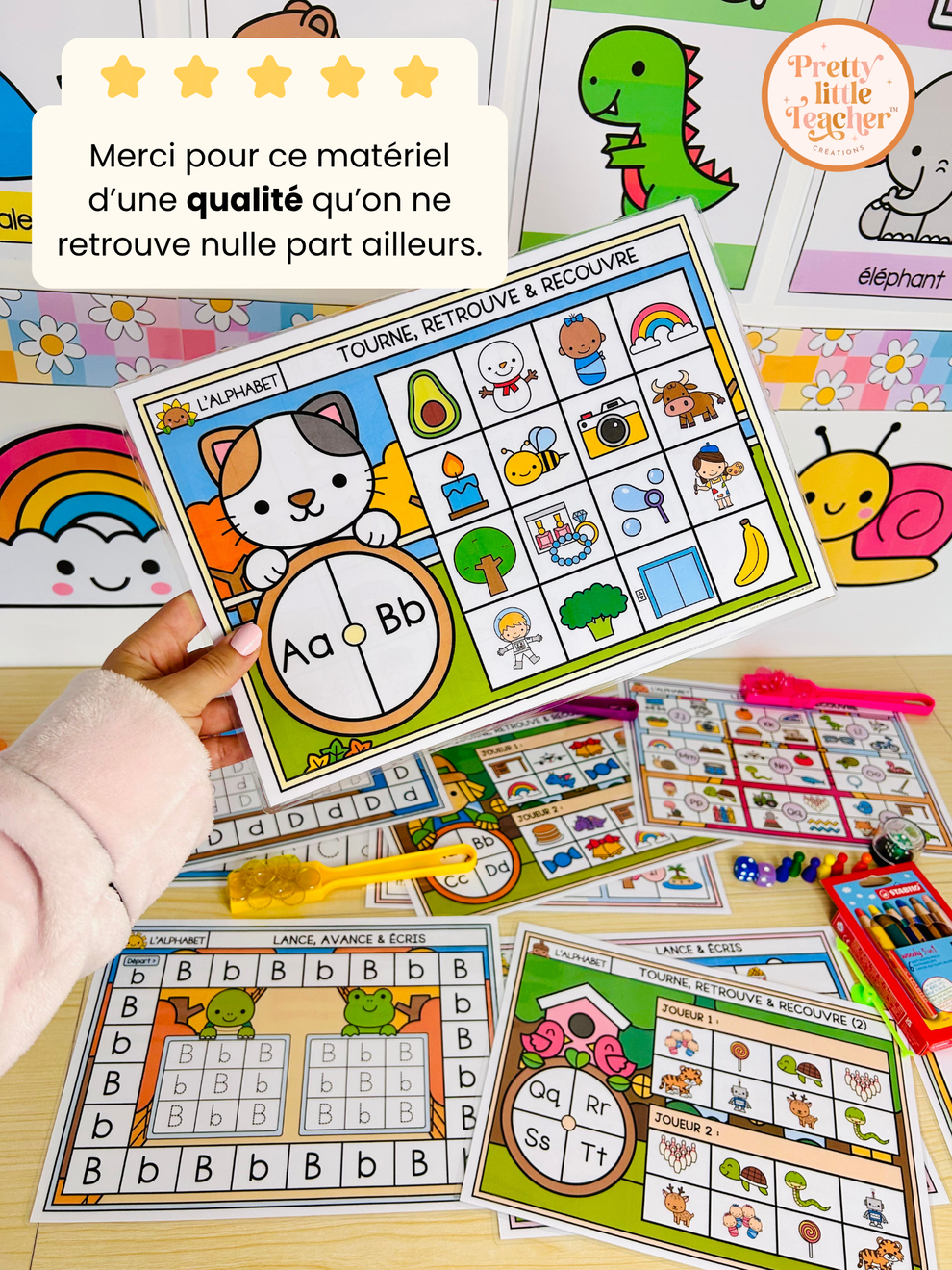 Pack d'activités sur l'alphabet : écriture des lettres et son initial ...