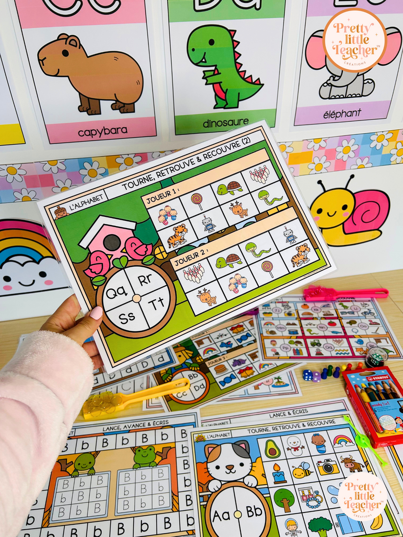 Pack d'activités sur l'alphabet : écriture des lettres et son initial ...