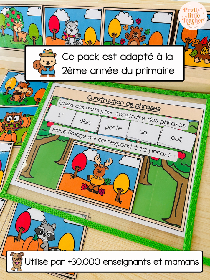 Pack 2 Français sur l'automne – Pretty Little Teacher