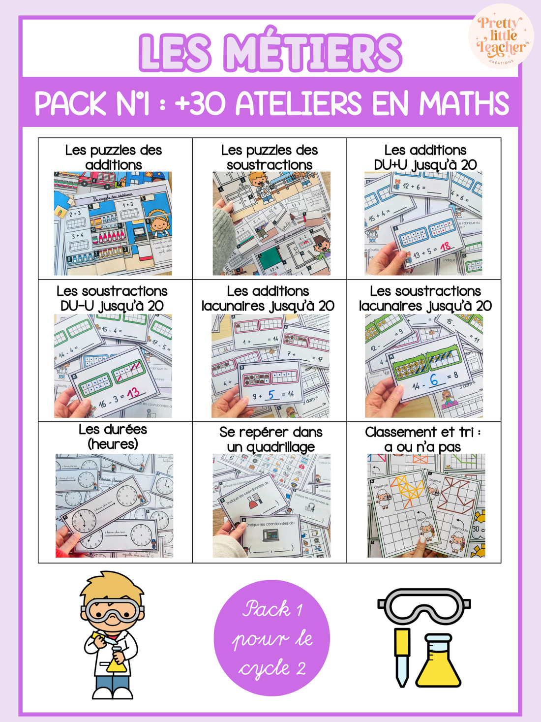 Pack 1 sur les métiers – Pretty Little Teacher