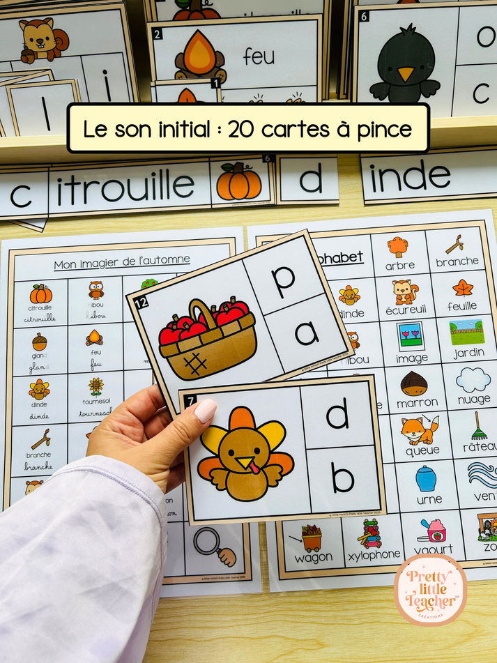 Mini Pack 1 Français sur l'automne – Pretty Little Teacher