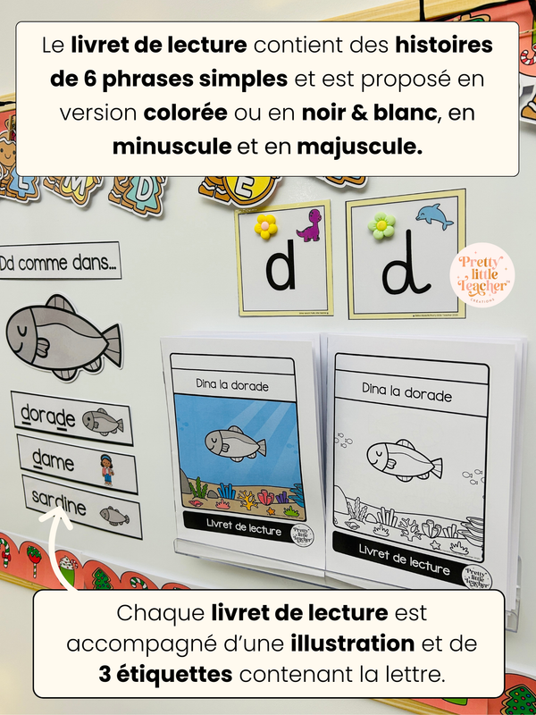 La lettre Dd (lecture + exercices) – Pretty Little Teacher