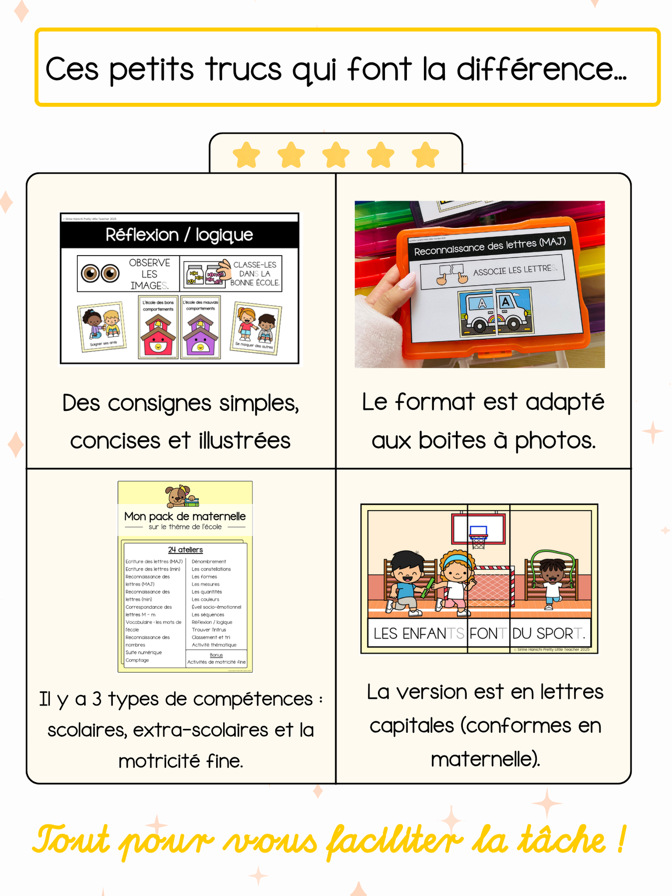 Pack Maternelle sur la rentrée scolaire – Pretty Little Teacher
