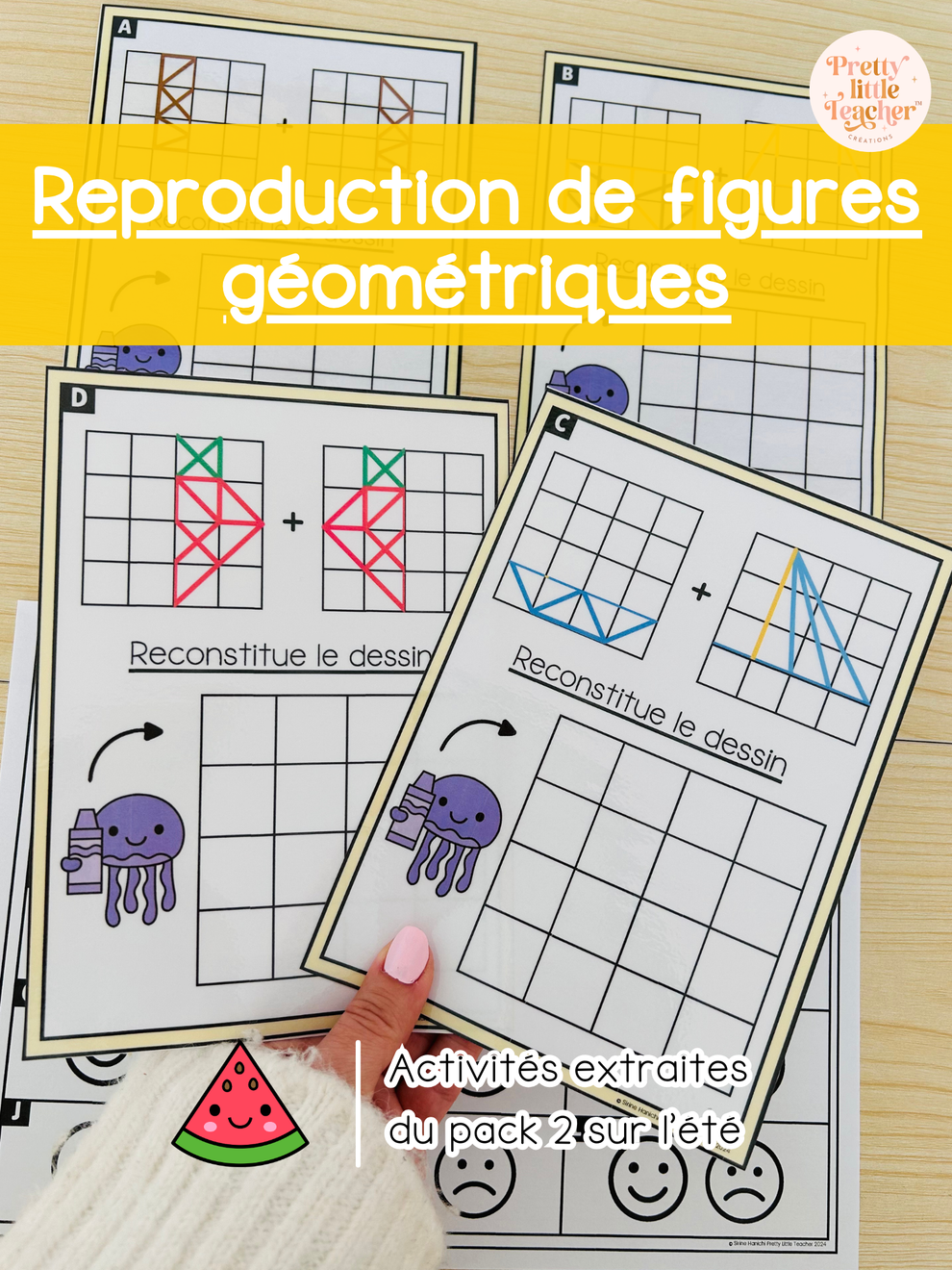 Reproduction de figures géométriques – Pretty Little Teacher