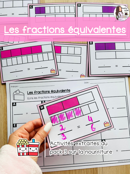 Fractions équivalentes : Comprendre le rapport Numérateur/Dénominateur ...