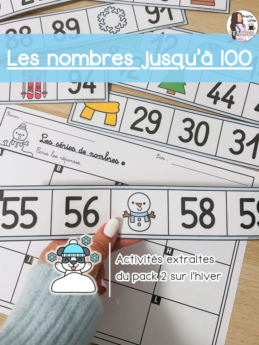 Compter jusqu'à 100 (3x) – Pretty Little Teacher