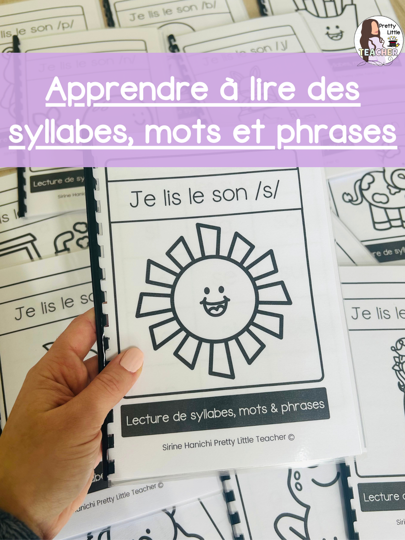 14 livrets de lecture : syllabes, mots et phrases – Pretty Little Teacher