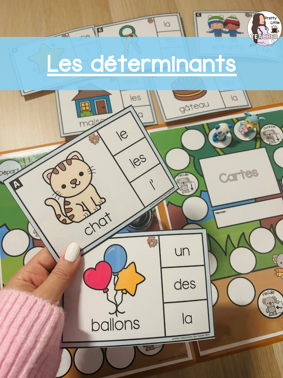 Les déterminants (pack de 15 activités) – Pretty Little Teacher
