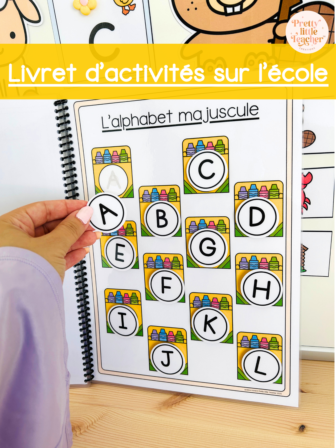 Livret d'activités sur l'école (3 à 5 ans) – Pretty Little Teacher