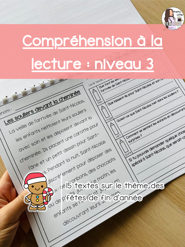 Lecture niveau 3 sur les fêtes de fin d'année – Pretty Little Teacher